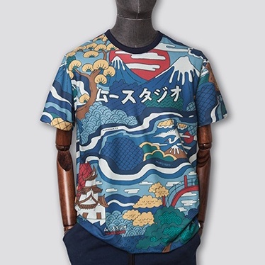 MUUNIQUE JP.T-shirt เสื้อยืด รุ่น JP Blue Fuji JP-230 - muunique ...