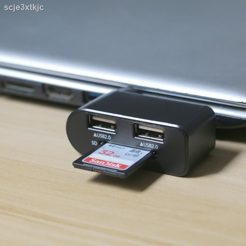 สถานีเชื่อมต่อแท่นวางโน้ตบุ๊กไร้สาย USB2.0HUB แท่นเสียบการ์ด SD การอ่านการ์ด USB Splitter ...