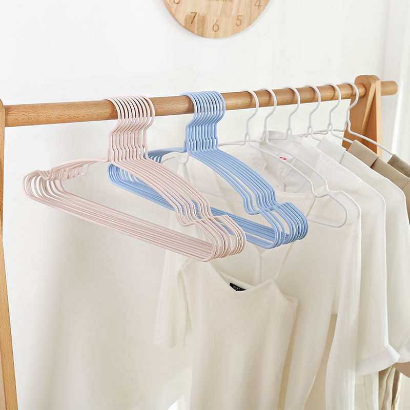 【Clothes Hanger10-50Branch】Thickened Hangers Household Clothes Support ...