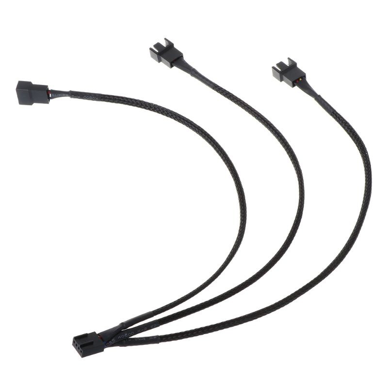 สายเคเบิ้ล30 . 4 Pin To 3 Ways Y Splitter เคเบิ้ลพัดลม 4 Pin To 3x4 Pin ...