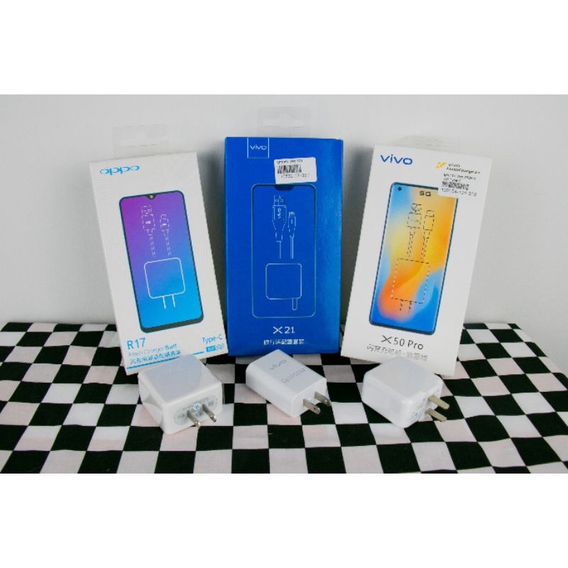 ชุดชาร์จ vivo-oppo ของแท้ในชุดมีสายชาร์จและอแดปเตอร์พร้อมใช้ - par12345678900000 - ThaiPick