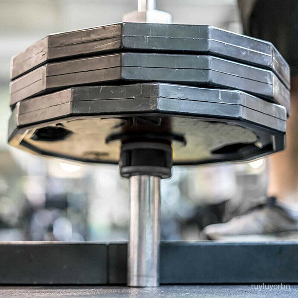 2x Olympic Dumbbell Barbell Bar Lock 1" Weight Clamps Collars Gym ...