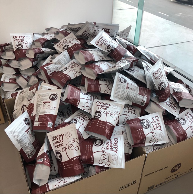 แพ็ค 24 ยกลัง ABC bites หมูหยองอบกรอบ - abcbites - ThaiPick