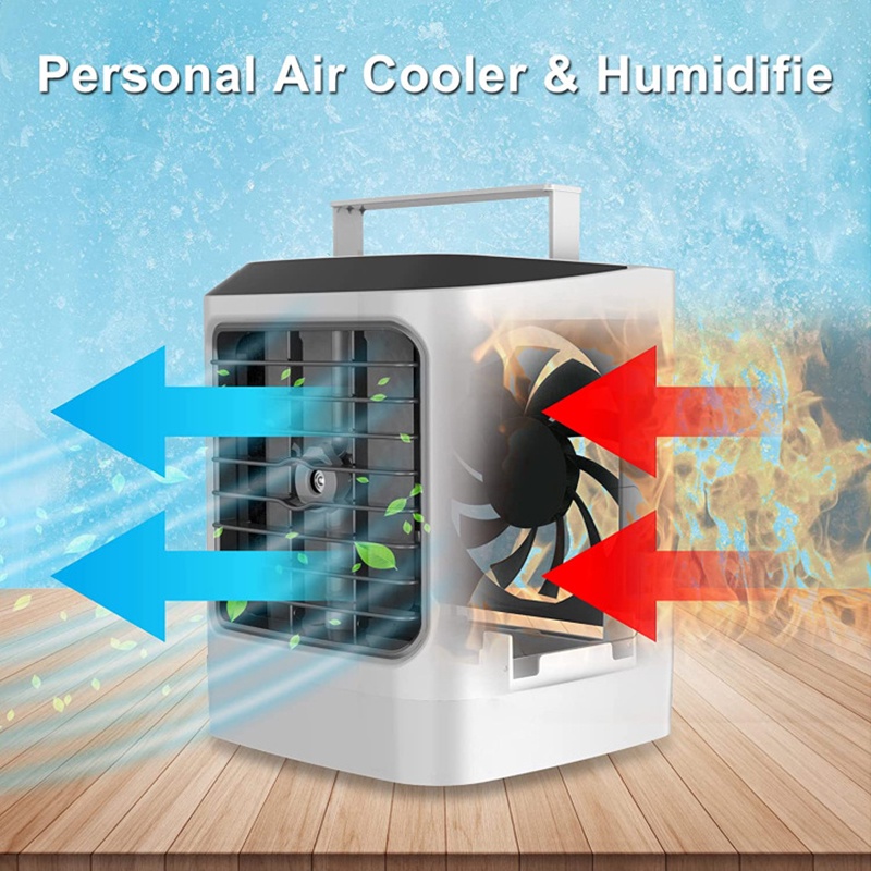 ATWFS USB Mini Refrigeration Air Conditioner Water Cooler Household Air ...