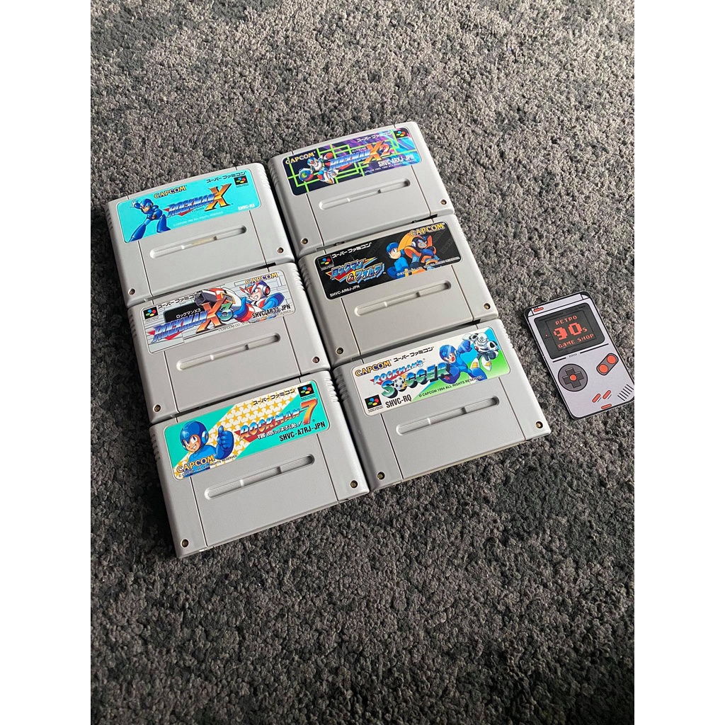 Capcom Rockman Game Cartridge / For Super Famicom - retrogame90s - ThaiPick