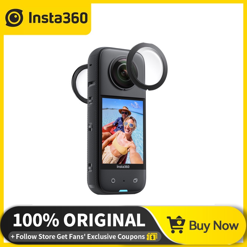 การ์ดป้องกันเลนส์กล้อง สำหรับ Insta360 One X2 - nishuoshmily.th - ThaiPick