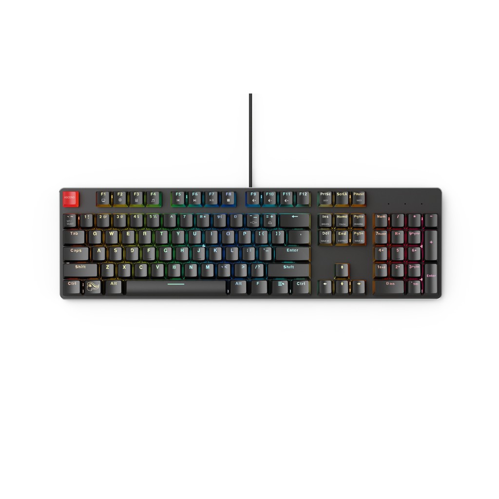 Glorious GMMK Compact Mechanical Keyboard PreBuilt (US)(Brown SW ...