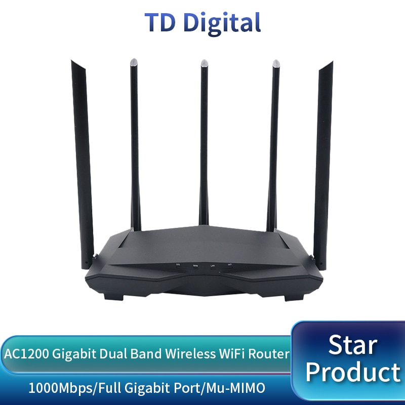 GC11 AC1200 Wireless WiFi Router with 2.4G5.0G High Gain Antenna Wifi ...