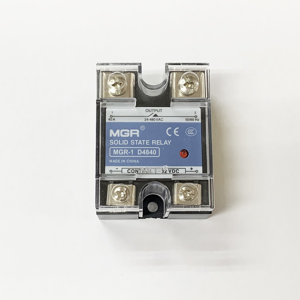 Solid state Relay MGR-1 single phase D4825 D4840 Input 3-32VDC Output 24-480VAC - oattyy - ThaiPick
