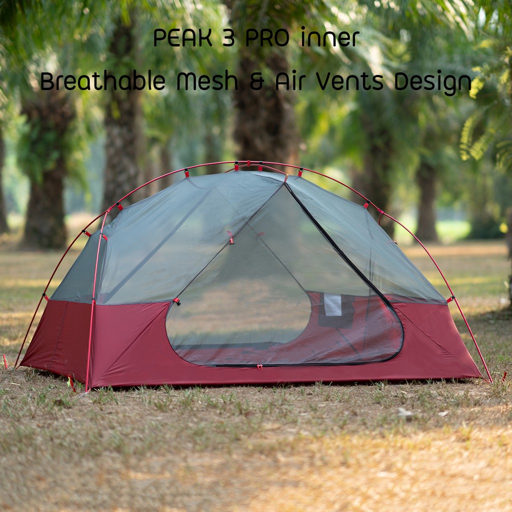 SUNSTAR PEAK 3 Series Ultralight 4 Season Freestanding Tent 15D 40D ...