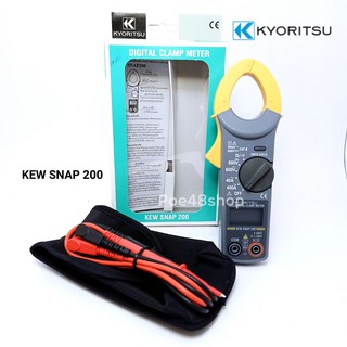 KYORITSU 200 แคลมป์มิเตอร์ดิจิตอล แคลมป์มิเตอร์ คลิปแอมป์ KYORITSU ...