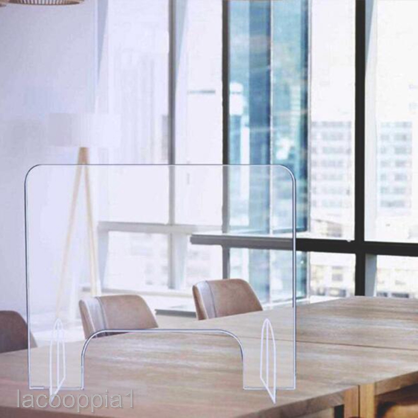 SNEEZE GUARD Acrylic Protecive Barrier Table Desk Checkout Counter ...