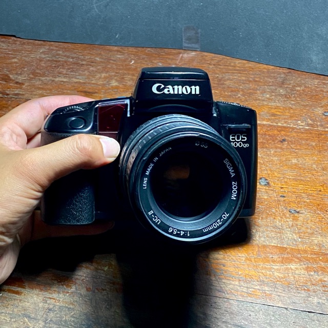 กล้องฟิล์ม Canon EOS 100qd + Lens Sigma zoom 70-210mm F4-5.6 | Shopee ...