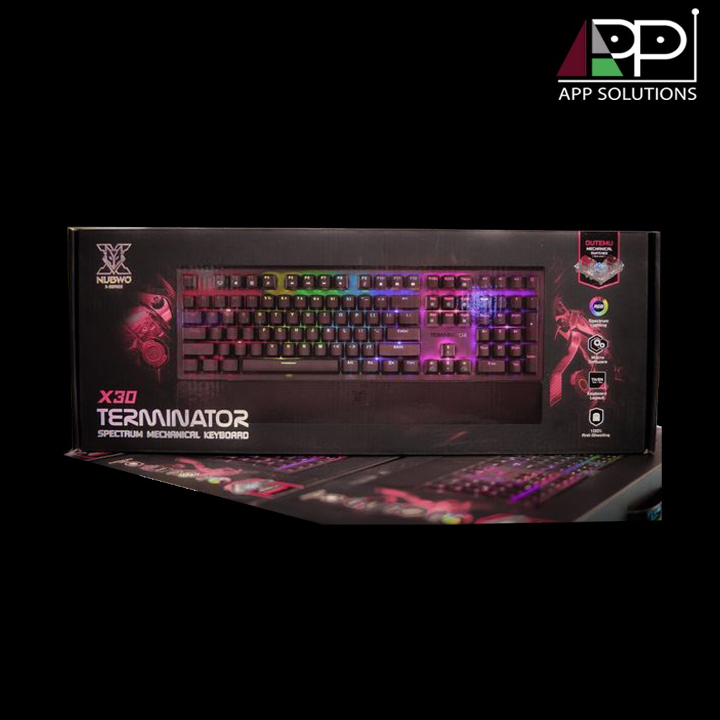 Free MousePad????NUBWO KEYBOARD(คีย์บอร์ด)Gaming รุ่นTerminator X30 ...