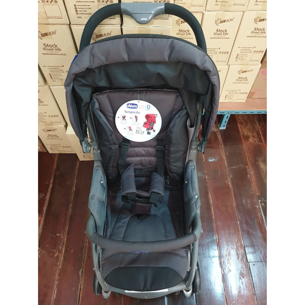 Chicco รถเข็นเด็กรุ่น Simplicity Stroller Plus Anthracite สีดำ (สินค้า ...