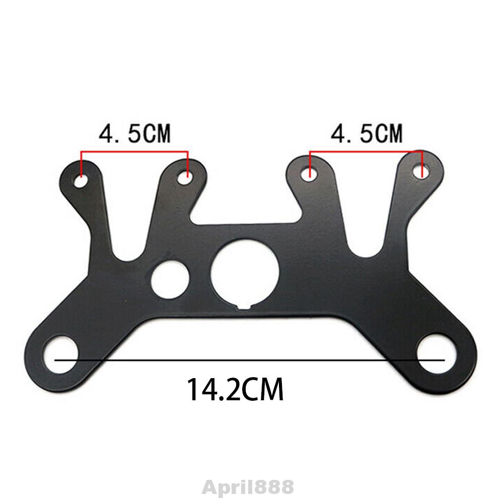 Motorcycle Meter Bracket Durable 2 In 1 Easy Install Black Dual Support ...