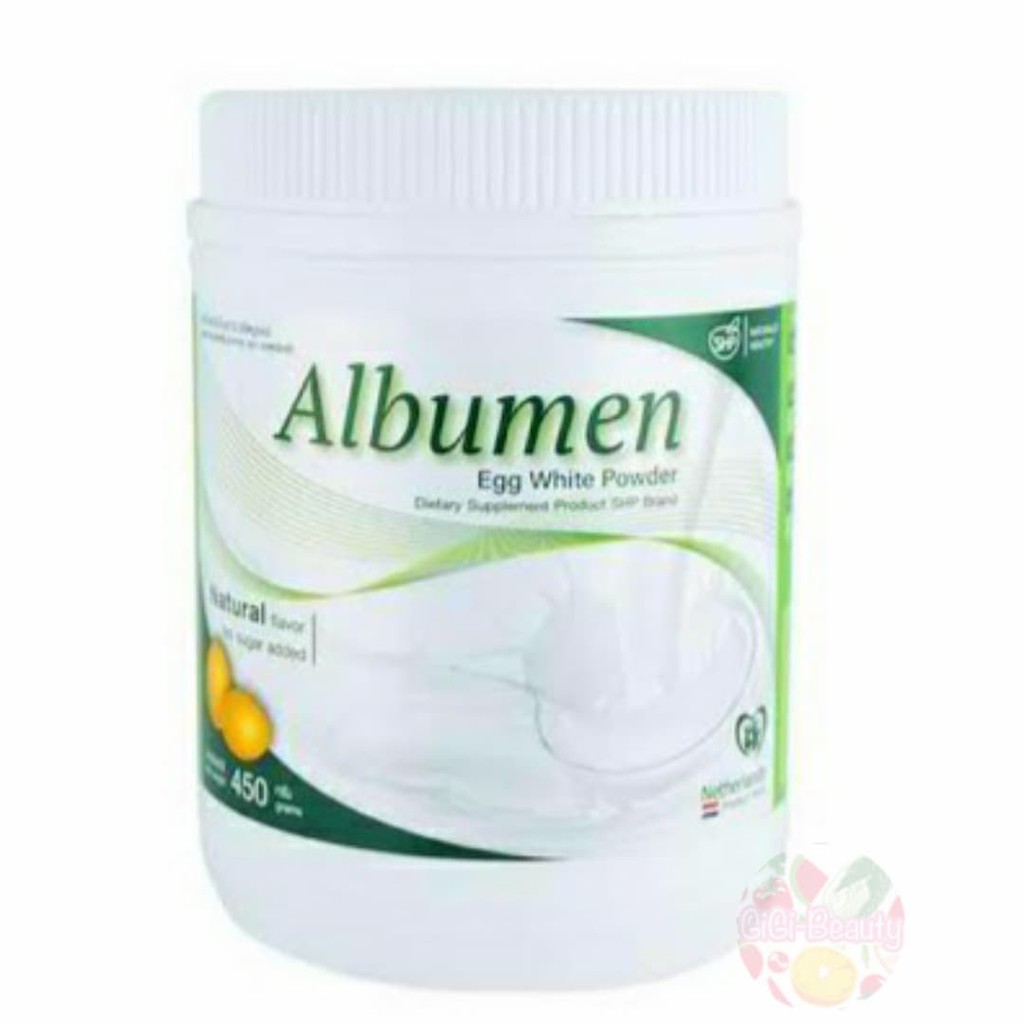 Albumen Egg White Powder ผงโปรตีนไข่ขาว Albumin อัลบูเมน ผง 450 กรัม ...