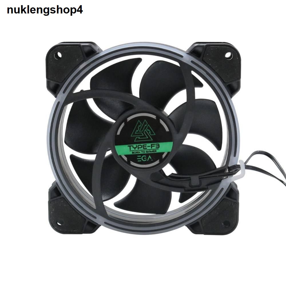 จัดส่งกรุงเทพฯจัดส่งเฉพาะจุดพัดลมเคส RGB EGA Type F3 Cooling FAN PC ...