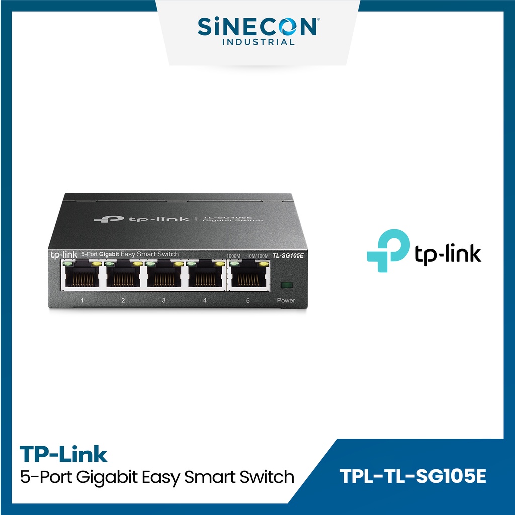 TP-Link ทีพีลิ้งค์ รุ่น TPL-TL-SG105E 5-Port Gigabit Easy Smart Switch ...