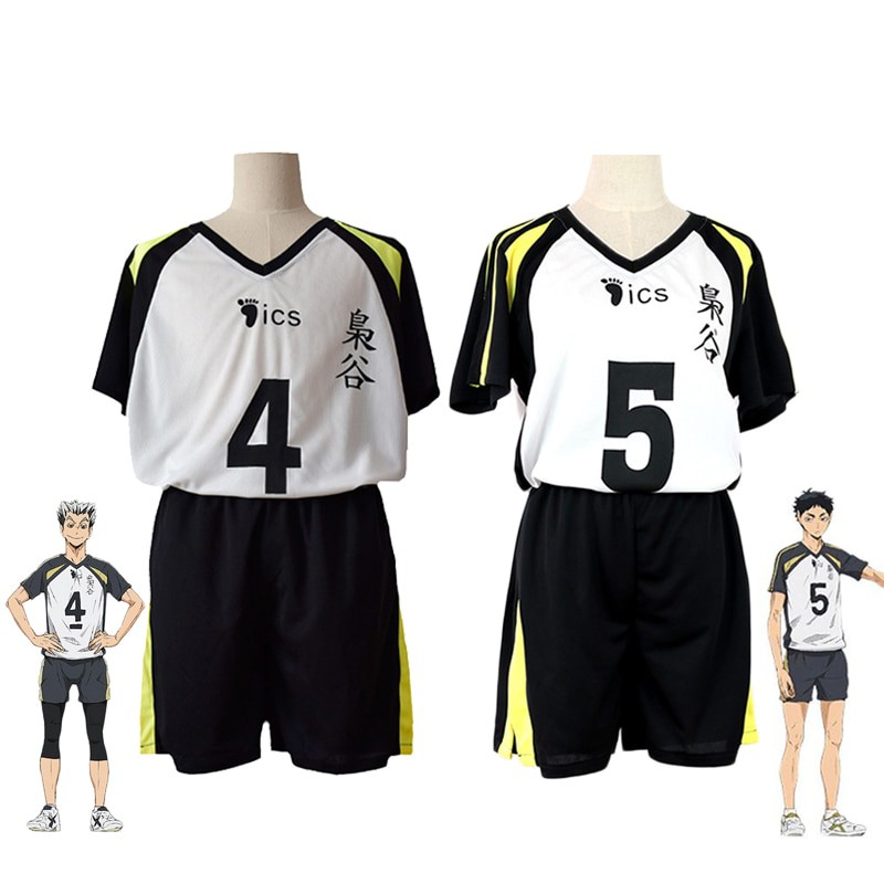 Haikyuu!! Fukurodani Bokuto Koutarou Akaashi Keiji Uniform T-shirt and ...