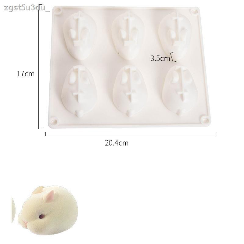 【แม่พิมพ์มูสกระต่ายขาว】 ☌cute white rabbit jelly pudding mousse cake ...