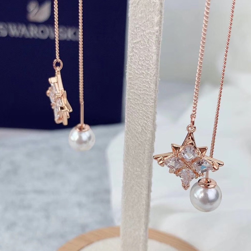 Swarovski ต่างหู สวารอฟสกี้ดาวแสนโรแมนติก SWA SYMBOL ต่างหูแฟชั่น ...