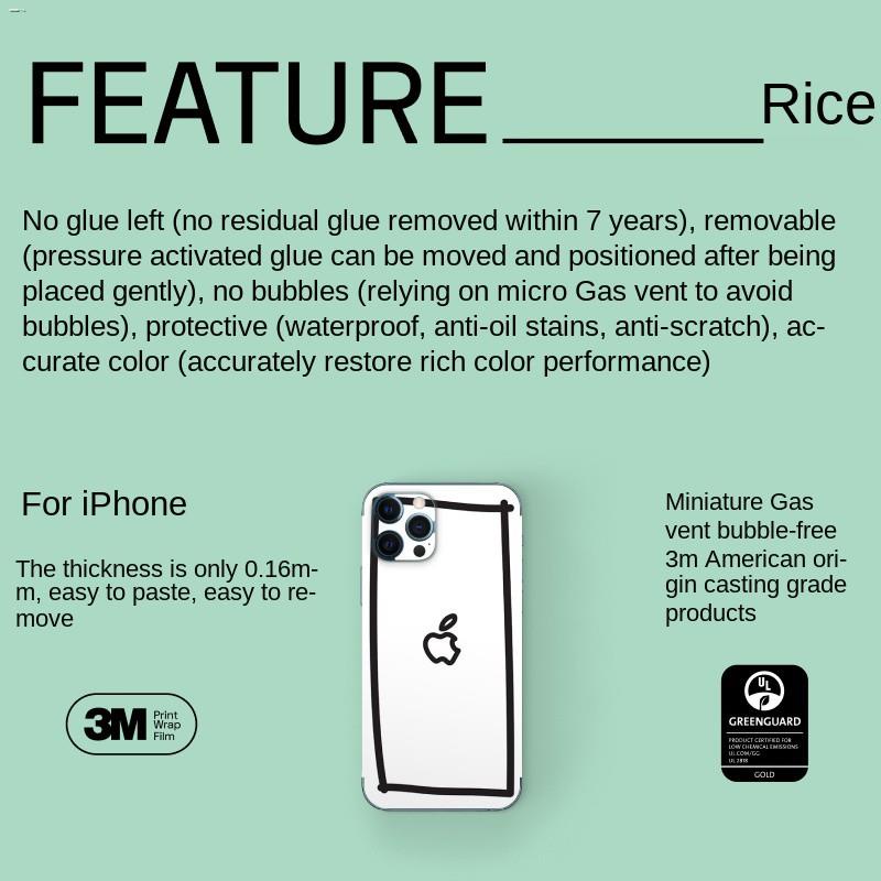 11pro12promax Apple Xs mobile phone filmSkinAT iPhone 12 sticker ...