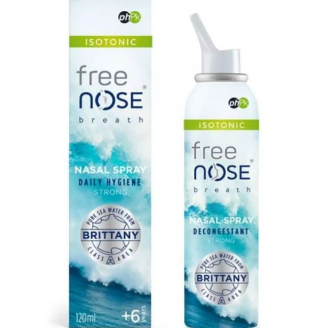 Free nose isotonic sea water nasal spray 120ml | Shopee Thailand