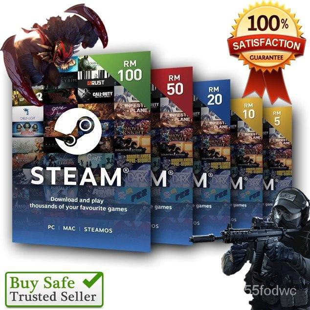 Steam Wallet Code (MYR) RM10,RM20 & RM50 EFwa | Shopee Thailand