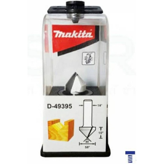 ดอกเร้าเตอร์ยี่ห้อ MAKITAแท้ๆ รุ่น D-49395 ดอกสายฝน V 58 90 องศา ก้าน ...