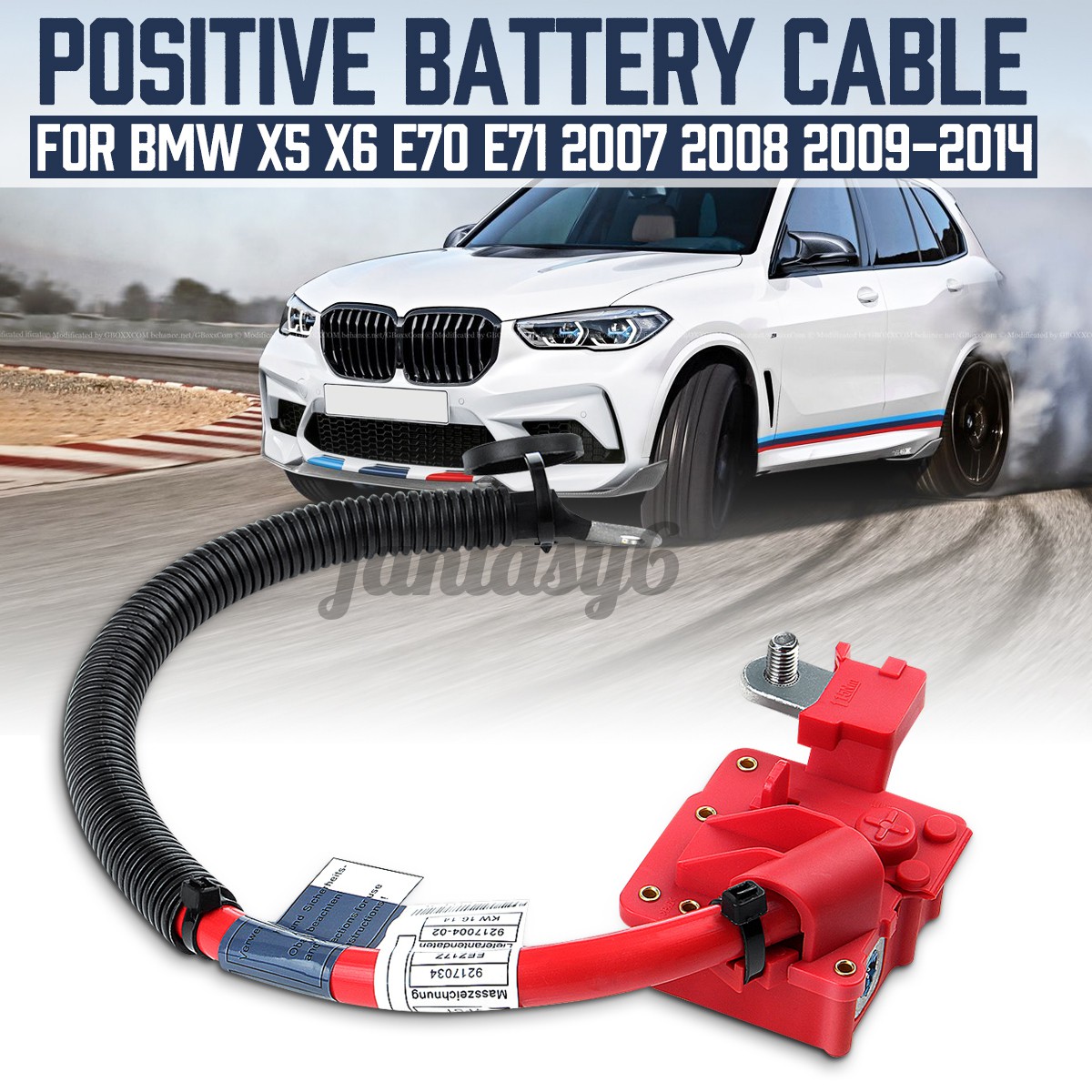 Positive Battery Cable 61129217004 For BMW X5 X6 E70 E71 2007 2008 2009 ...