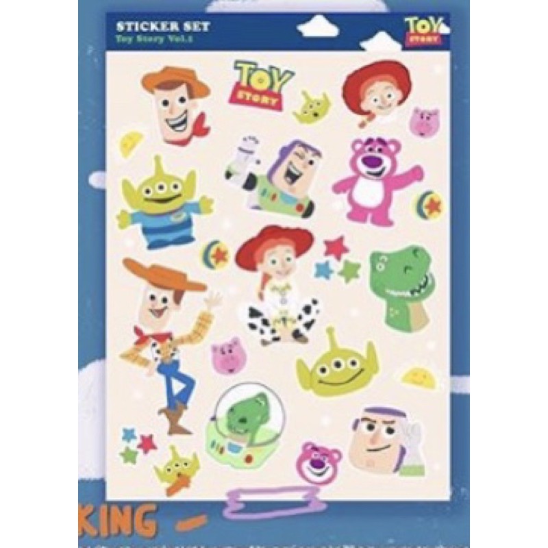 TOY STORY STICKER VOL.1 A5 - kiddyland.sticker - ThaiPick