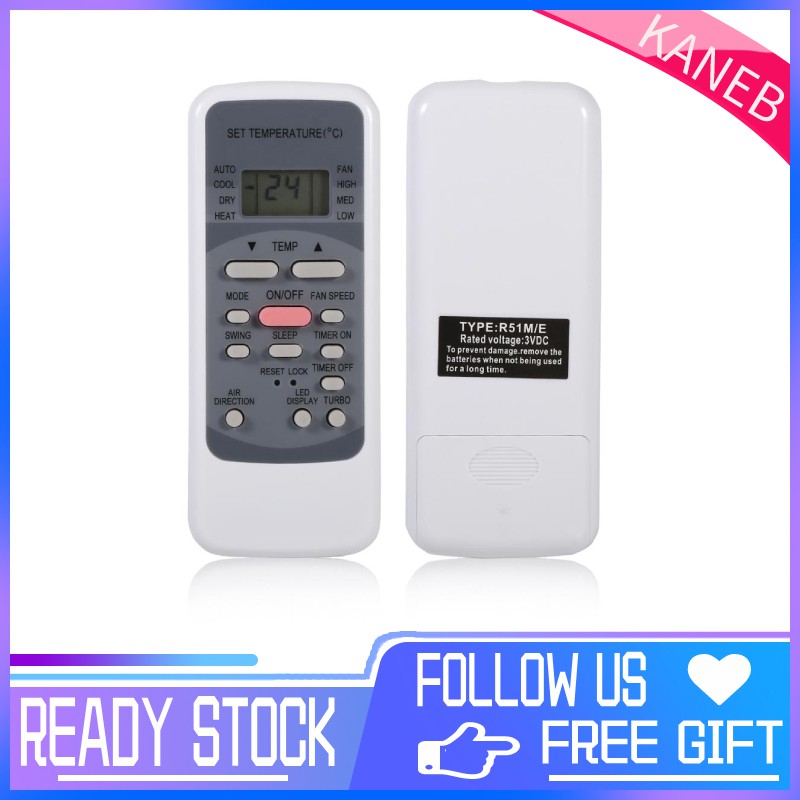 [READY STOCK] Air Conditioner Remote Control Replacement Universal Controller For Midea R51M/E ...