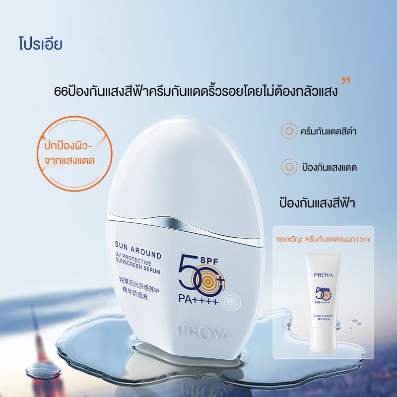 ครีมกันแดด Proya Feather-feeling anti-blue light anti-ultraviolet spf50 ...