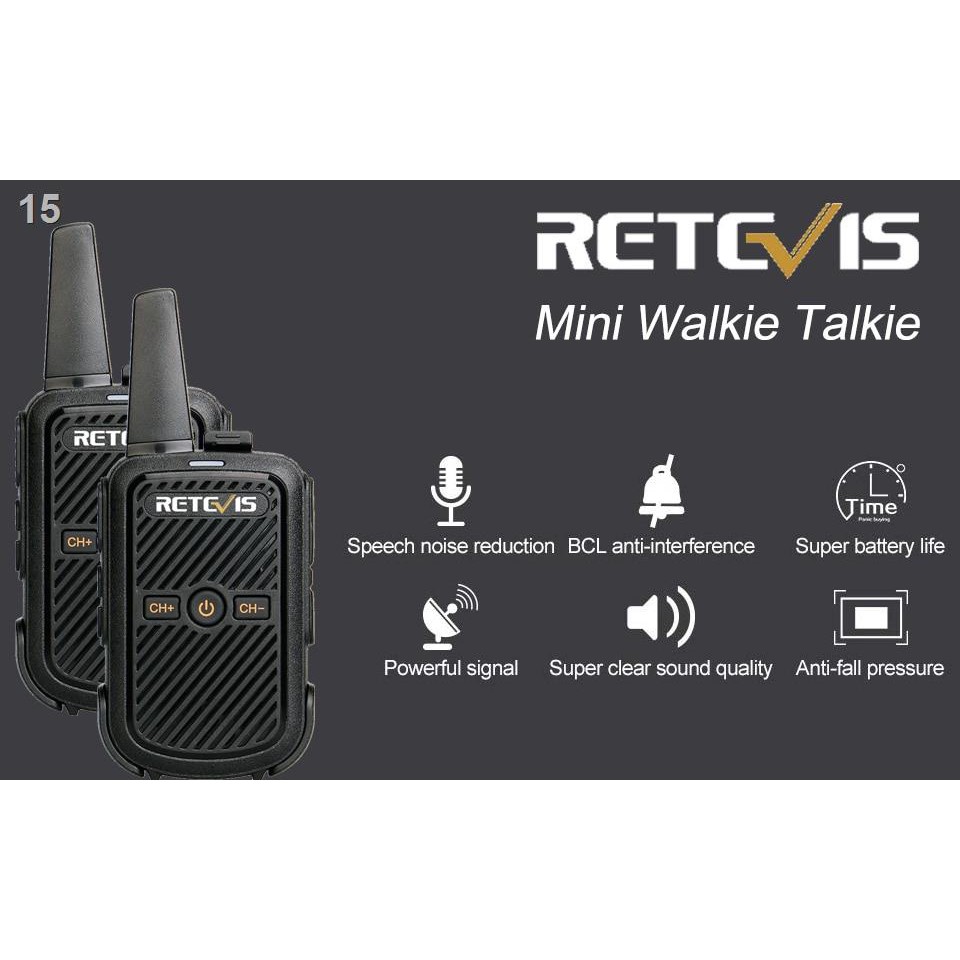 วิทยุเครื่องส่งรับวิทยุ┅BAOFENG MALL【Retevis RT15】ให้หูฟัง วิทยุสื่อสาร ...