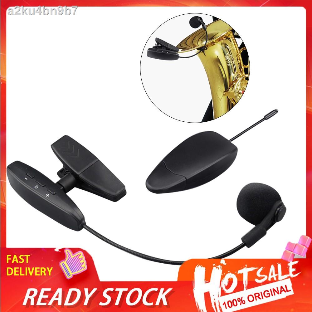 DS Professional UHF Wire-less Saxophone Microphone Brass Instrument ...
