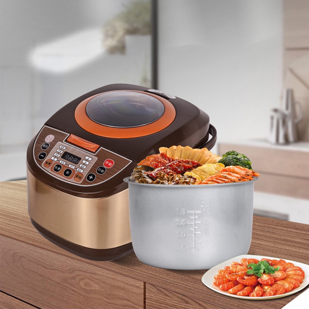 MeDee 5L หม้อหุงข้าว หม้อหุงข้าวดิจิตอล ขนาด ลิตร อเนกประสงค์ หม้อหุงข้าวไฟฟ้า อุ่น ต้ม นึ่ง ...