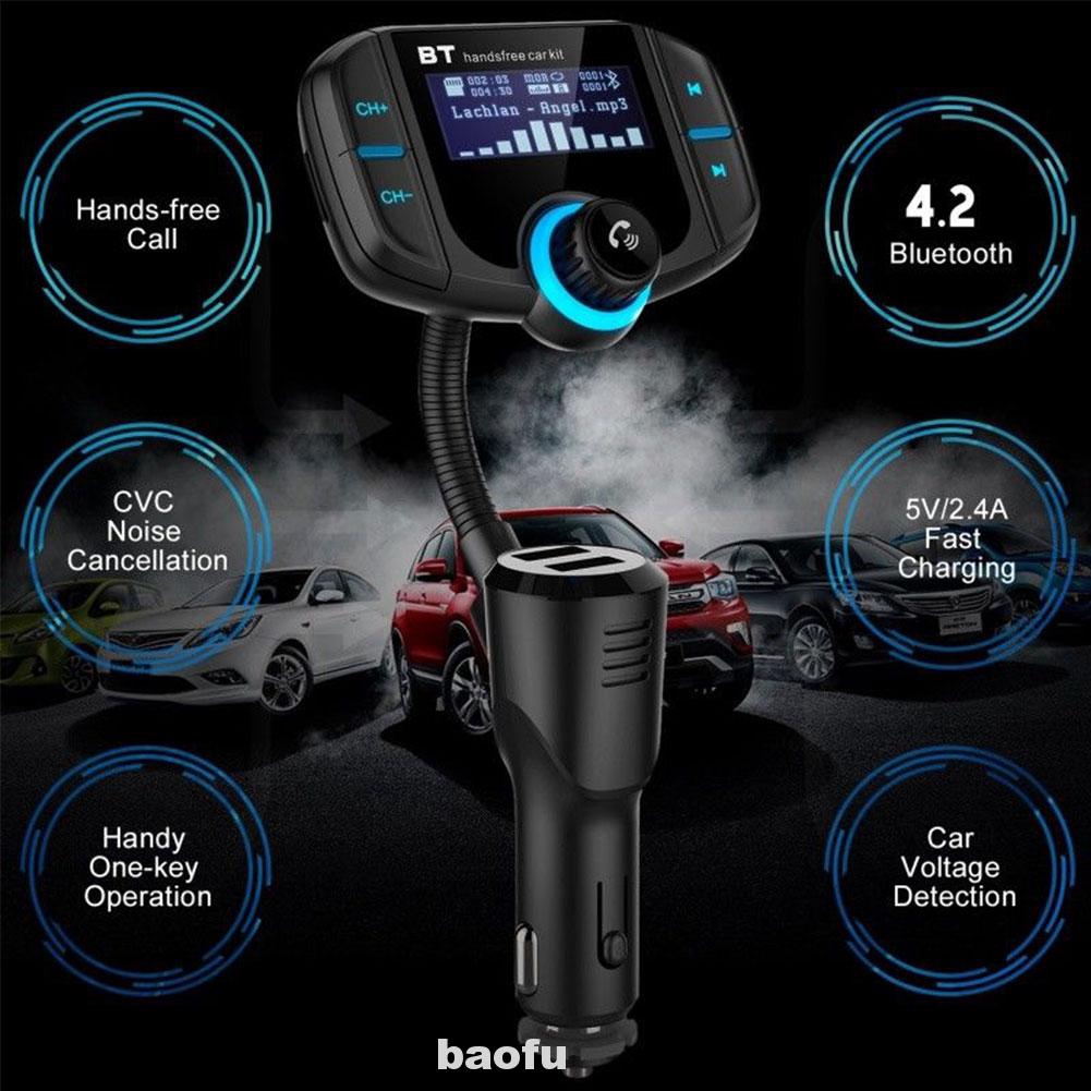 BT70 Universal Wireless Car Radio MP3 Player FM Transmitter - baofu.th ...