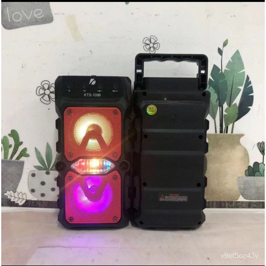 GKOM KTS-1096 Wireless Portable Bluetooth Speaker With Led Light ...