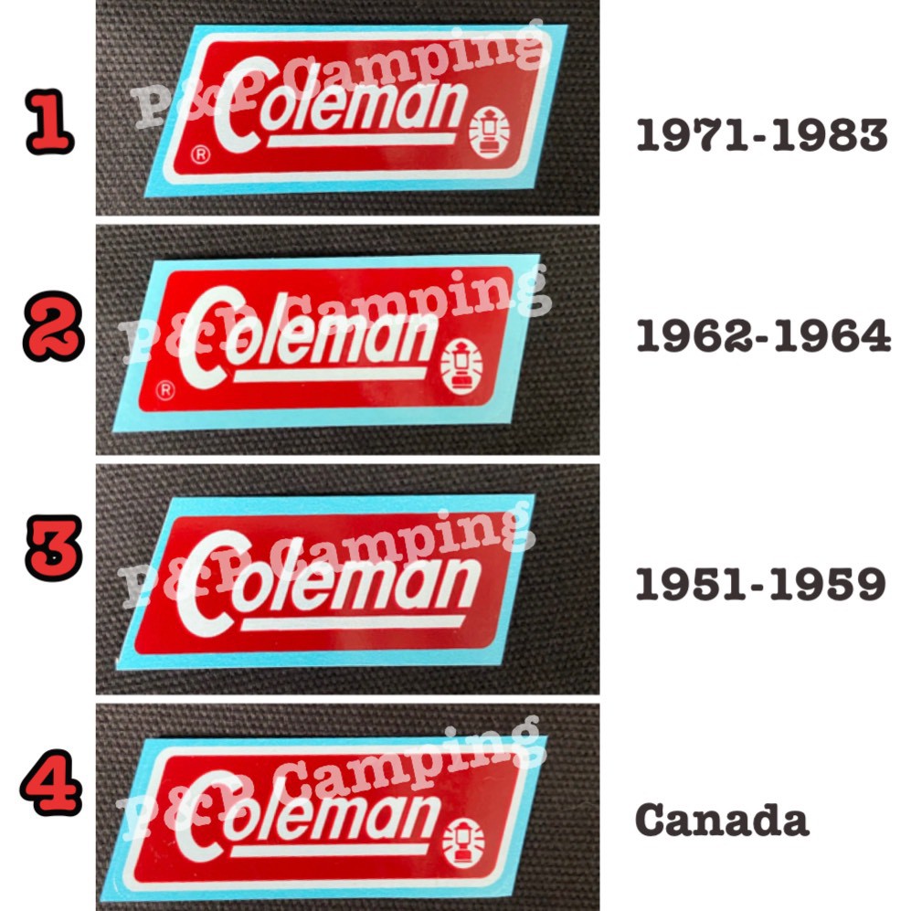 Decal Coleman แบบลอกน้ำสำหรับติดตะเกียงและเตา - pimmieja - ThaiPick