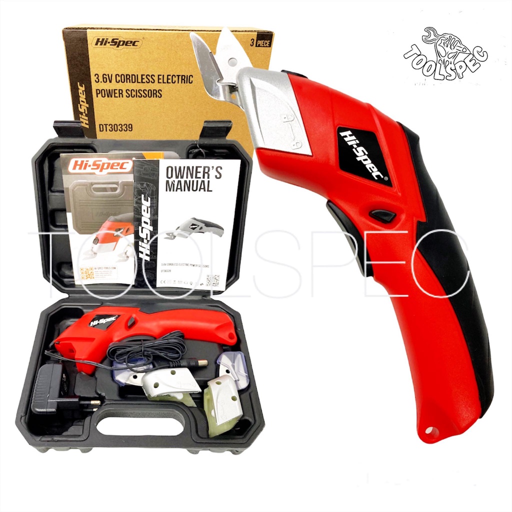 HI-SPEC กรรไกรแบตเตอรี่อเนกประสงค์ กรรไกรไร้สาย 3.6V กรรไกรเอนกประสงค์ ...