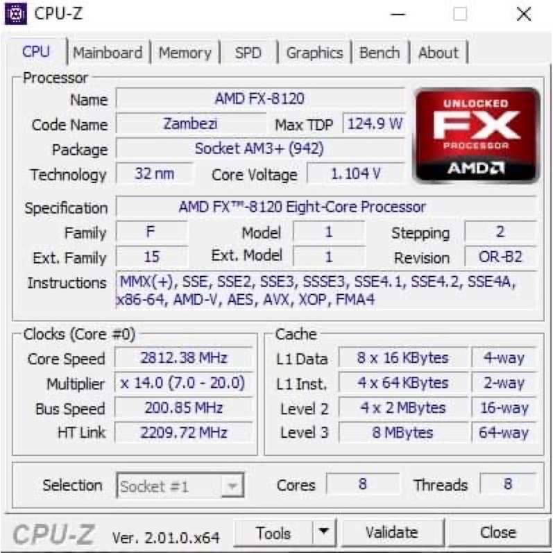cpu Amd Fx 8120 3.1GHzTurbo4.0GHz - kitsanapiwpong192 - ThaiPick