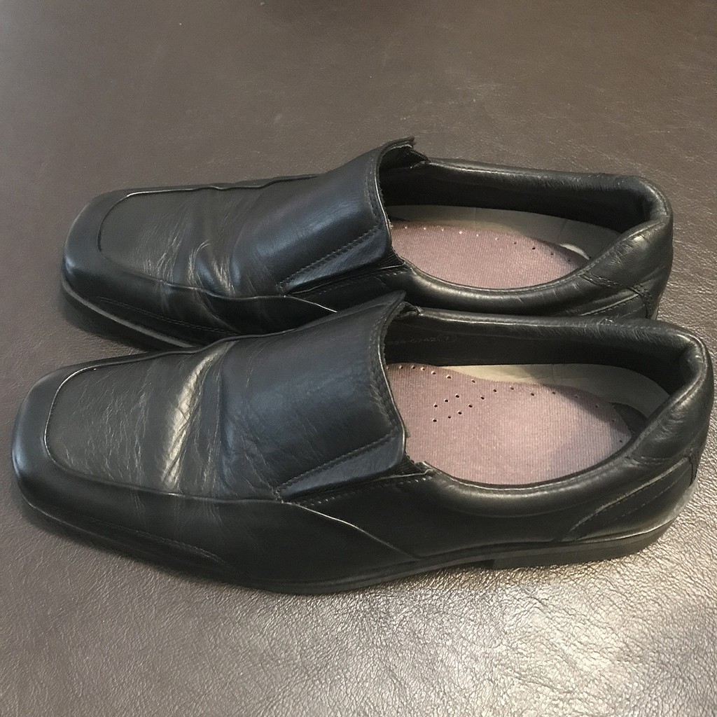 รองเท้าคัชชูหนัง สีดำ Bata Size 40 ใหม่มาก - oakatsocial - ThaiPick