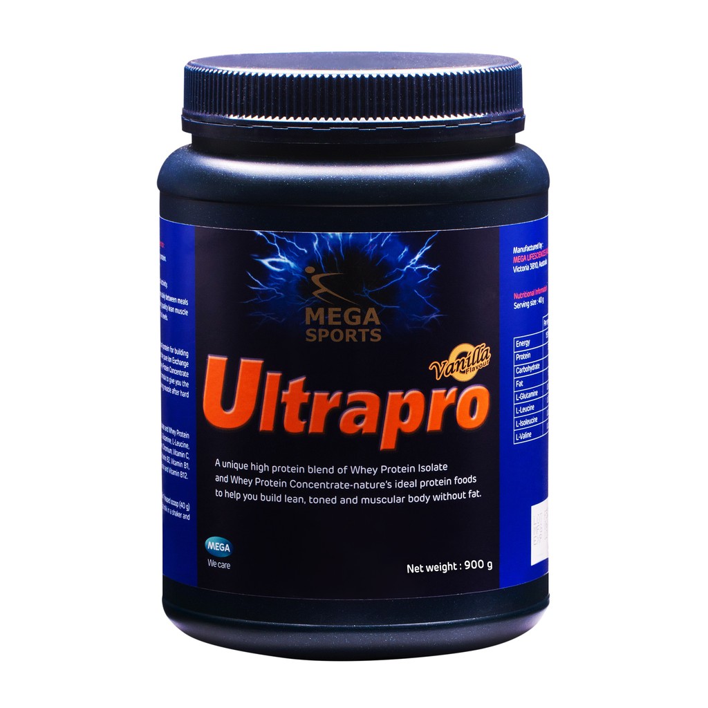 MEGA ULTRAPRO 900 GM vanilla เมก้า อัลตร้าโปร รสวนิลา 900 กรัม | Shopee ...