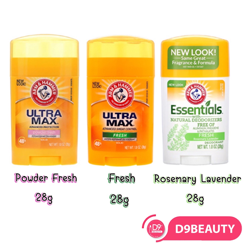 ผลิตภัณฑ์ระงับกลิ่นกาย Arm Hammer Ultra Max Deodorant 1.0oz ลดกลิ่นเต่า ...