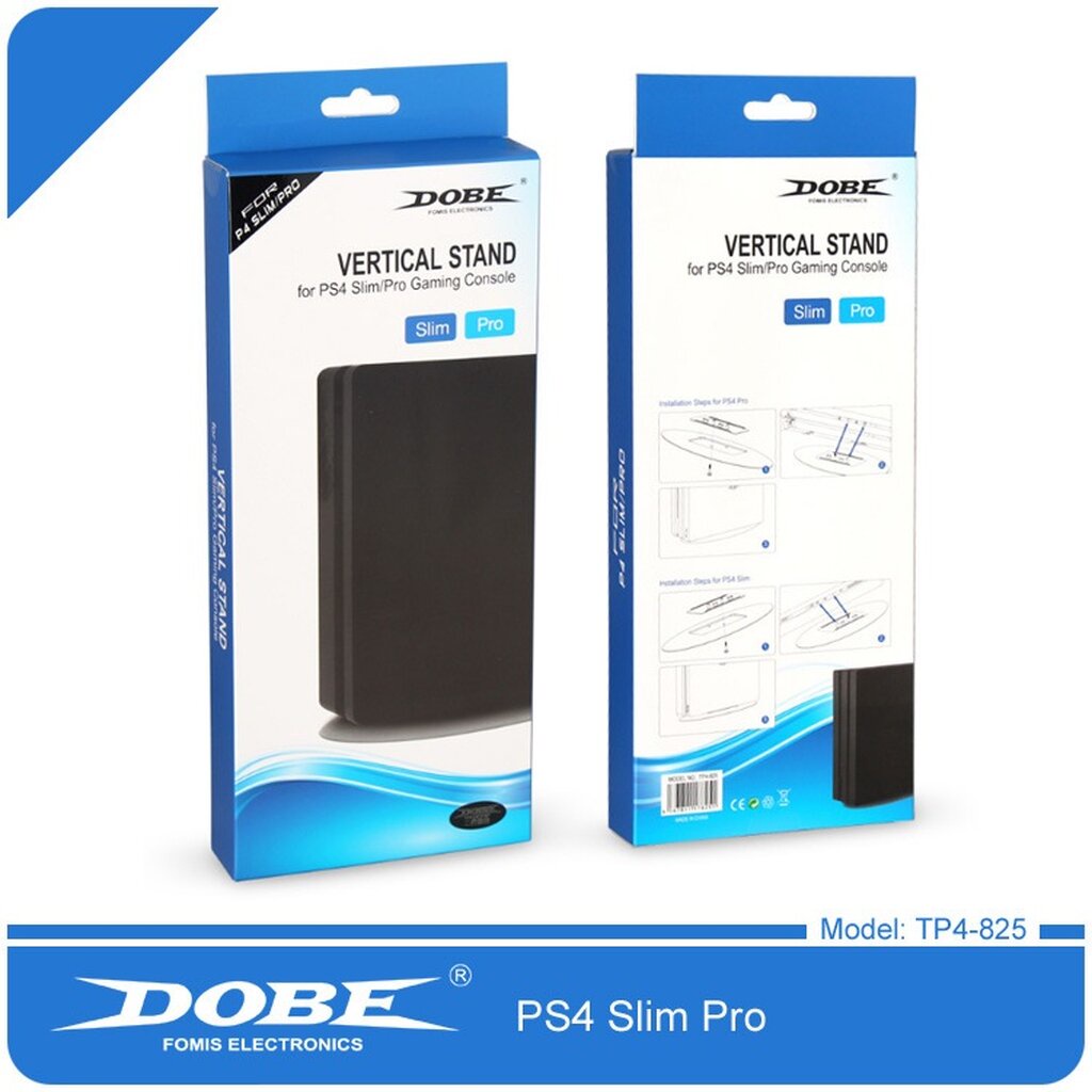DOBE Vertical Stand for PS4 SlimPro ฐานตั้งเครื่อง PS4 สีดำใส ...