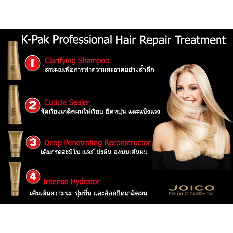 Joico K-PAK (step 4) MOISTURE Intense Hydrator TREATMENT 250ml จอยโก้ ...
