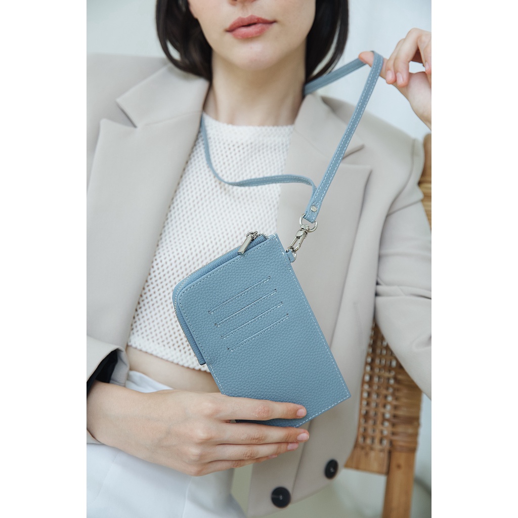กระเป๋าหนังแท้ Luster Jodie Lanyard Phone Holder กระเป๋าใส่โทรศัพท์ มี ...