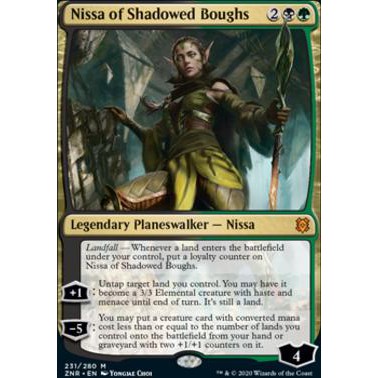 Nissa of Shadowed Boughs | Zendikar Rising [R] | Shopee Thailand