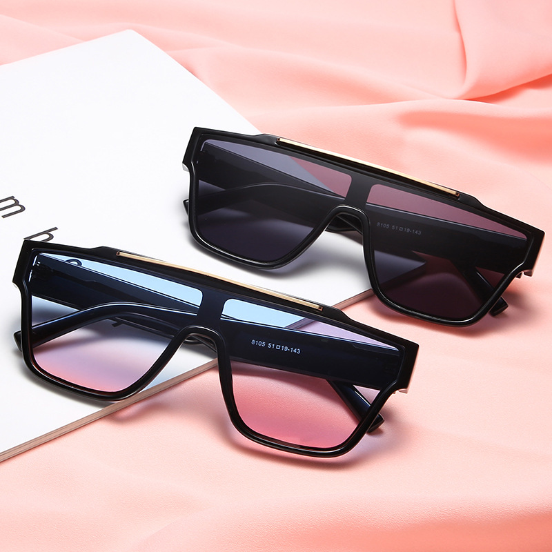 New European and American Fashion Sunglasses Womens Fashion Large Rim ...